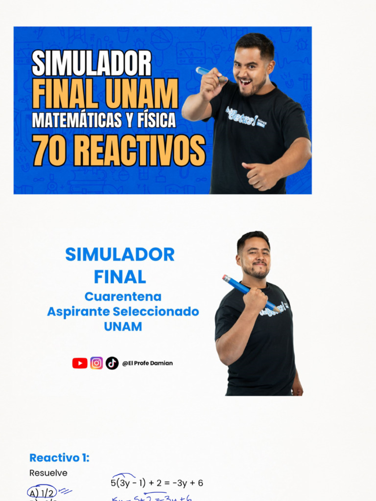 Simulador Final _unamNOTAS | PDF
