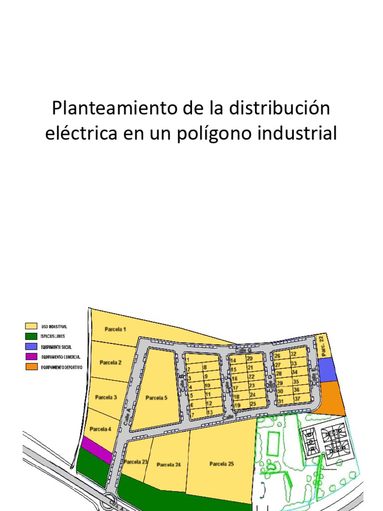Distribuci N El Ctrica en Un Pol Gono | PDF | Electricidad | Ingenieria ...