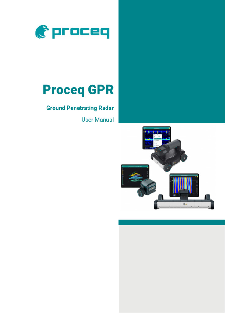 Proceq GPR User Manual Guide | PDF