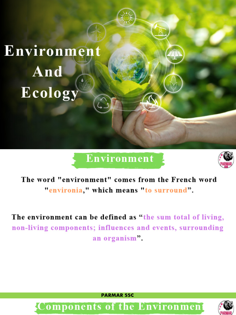 Evnironment and Ecology Lec - 1 | PDF | Natural Environment | Ecology