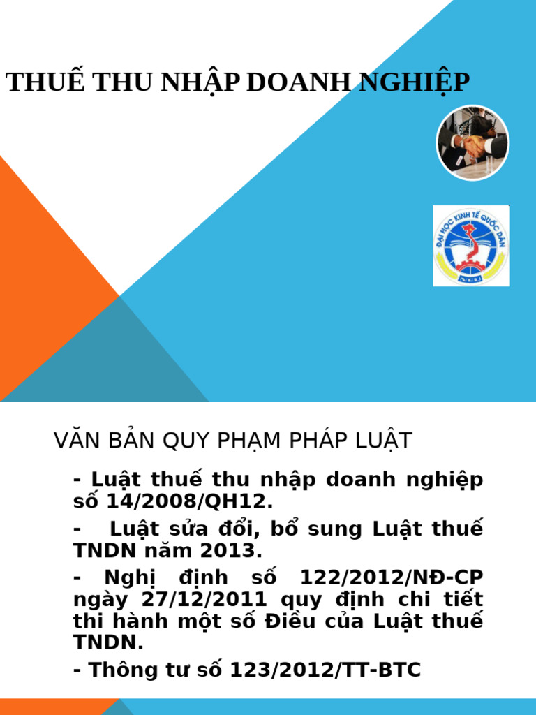 Chuyen de 4 - Slide Thue TNDN | PDF