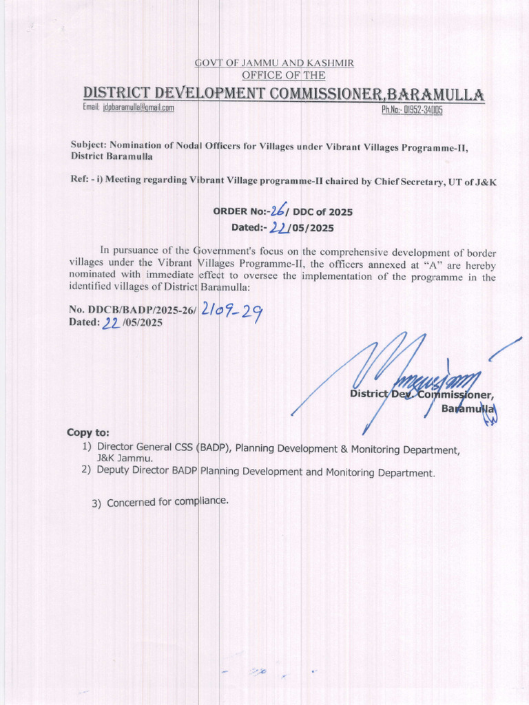 Nomination of Nodal Officers | PDF