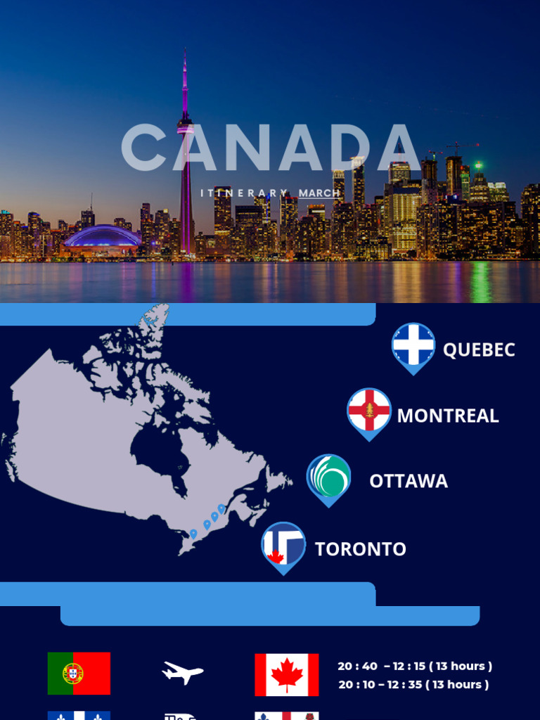 Canada Itinerary | PDF