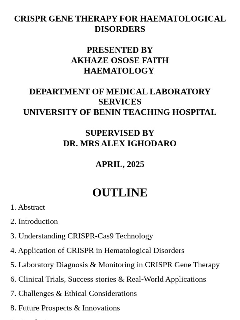 Crispr Gene Slide - Kaz | PDF | Crispr | Gene Therapy