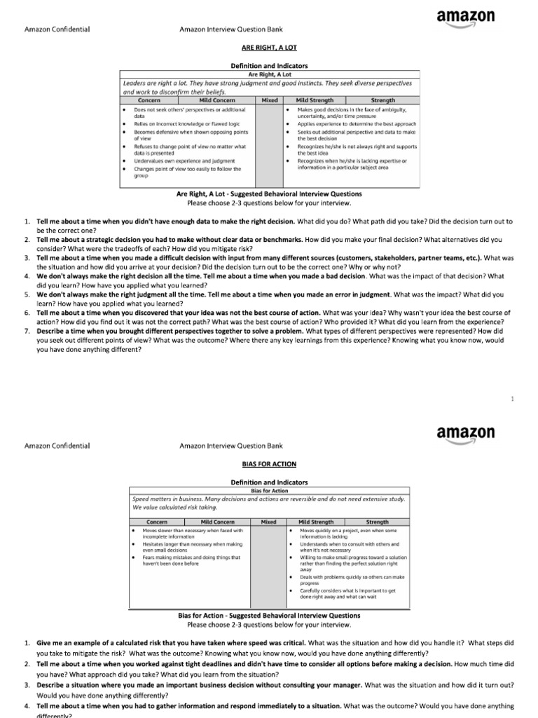 Amazon Leadership | PDF