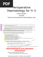 BSIR Guidelines for Anticoagulation Management | PDF | Medicine | Drugs