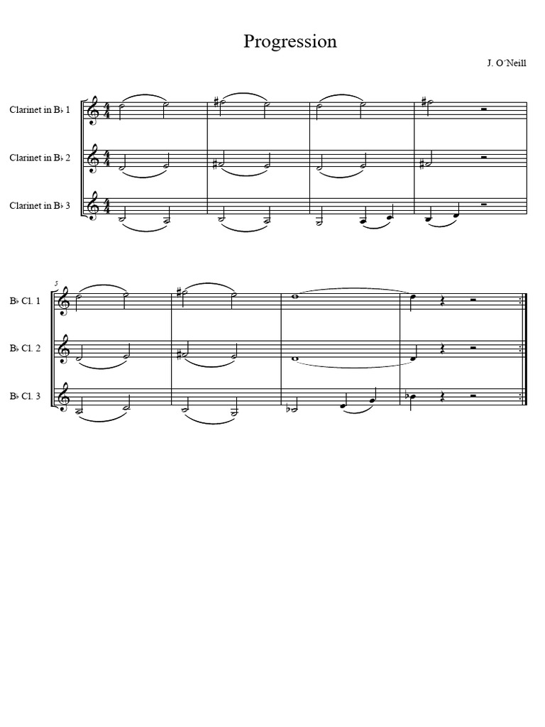 Progression D 3 CL - One | PDF