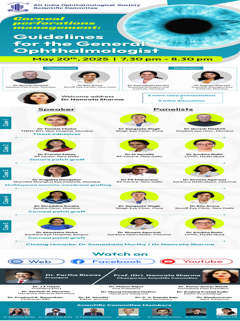 AIOS Guidelines on Corneal Perforations | PDF | Ophthalmology