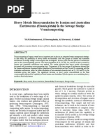 Earthworm Acute Toxicity Testing Guide | PDF | Soil | Solvent