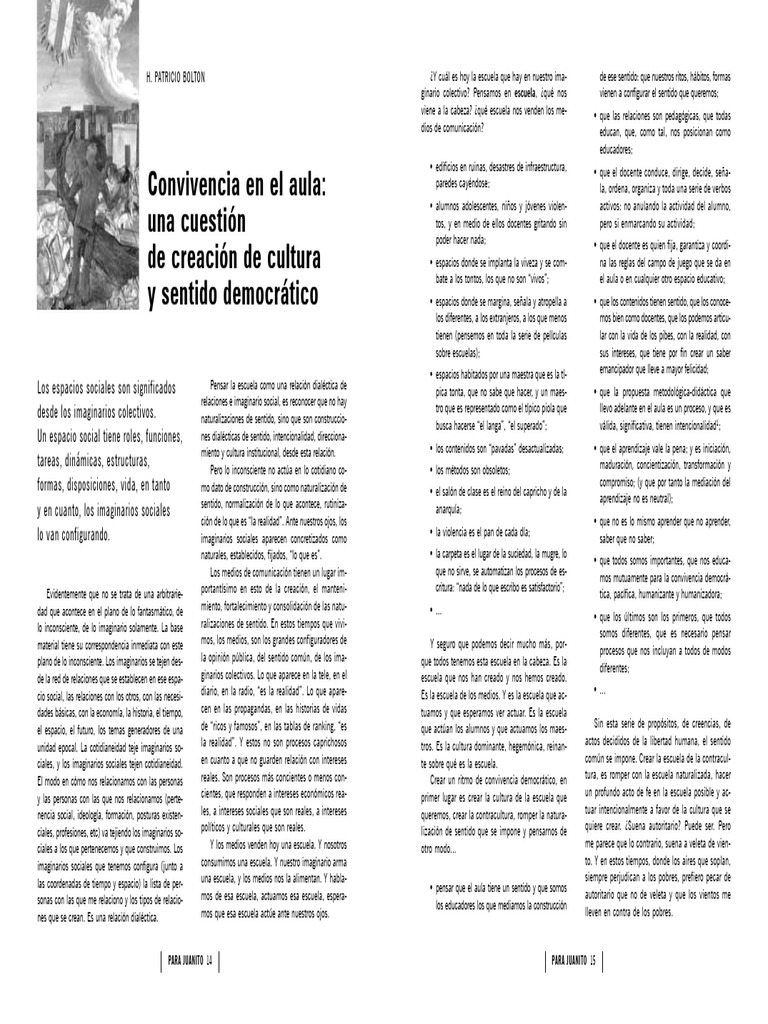 Convivencia - en - El Aula - Creación - de - Cultura - y ...