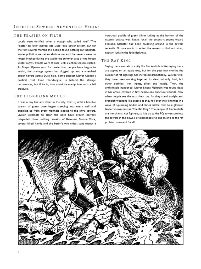 Raging Swan - Infested Sewers 10 | PDF