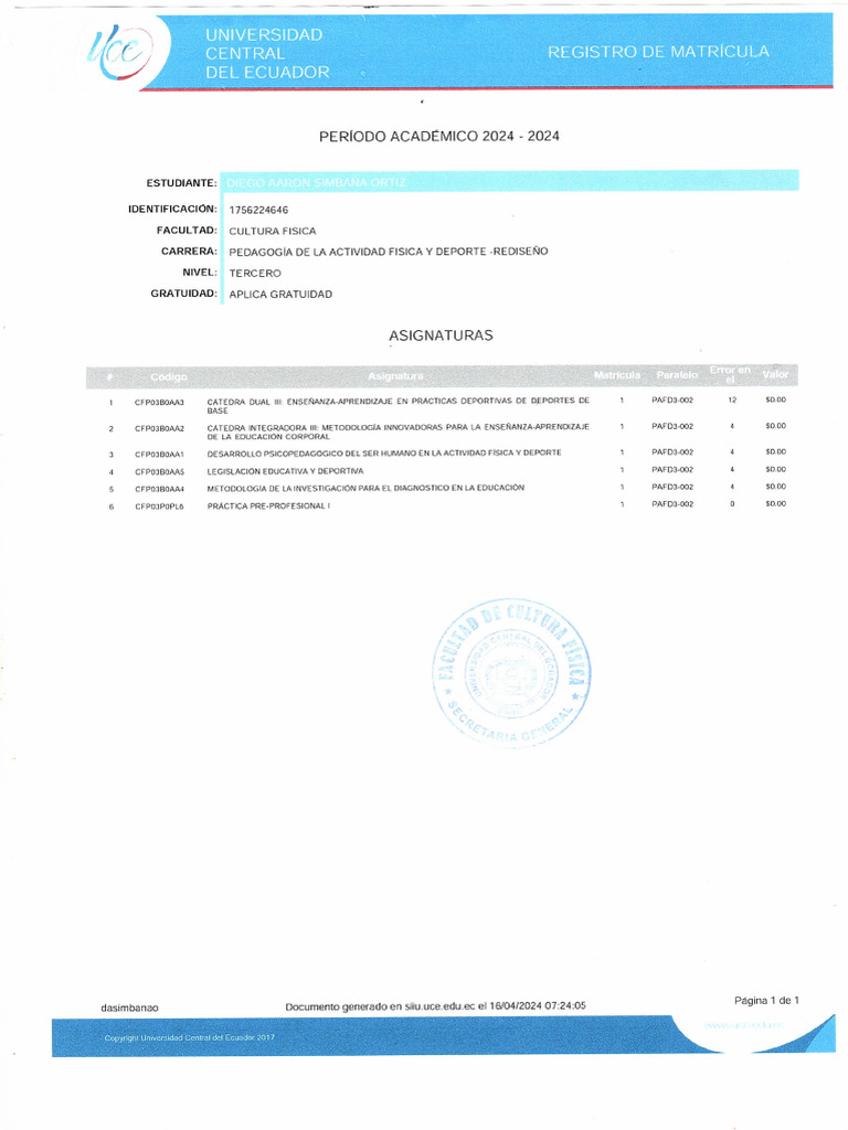 Documento PPP - Ejemplo - Periodo 2024-2024 | PDF