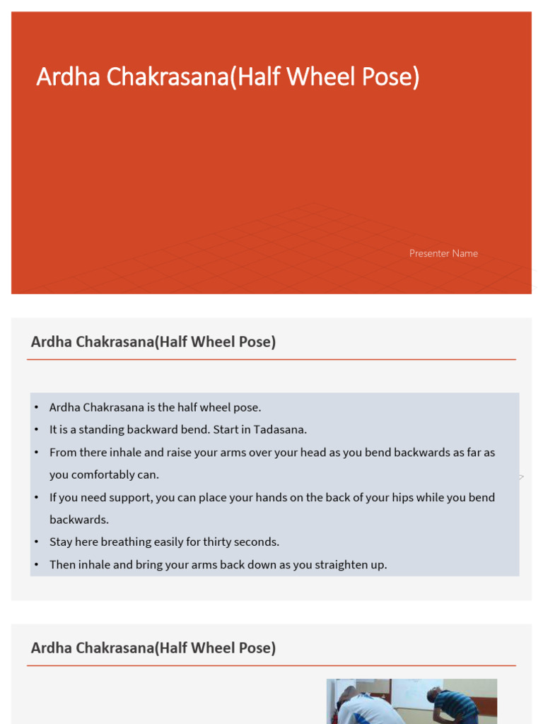 Ardha Chakrasana (Half Wheel Pose) | PDF