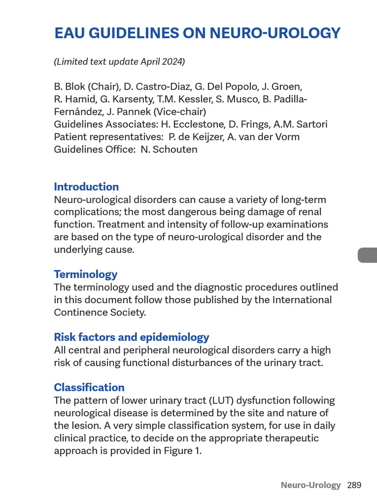 Neuro-Urology (Bolsillo) | PDF | Urinary Incontinence | Urinary Tract ...