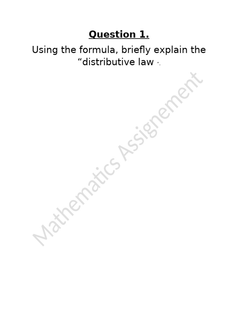 Secondary Math Assignment Overview | PDF
