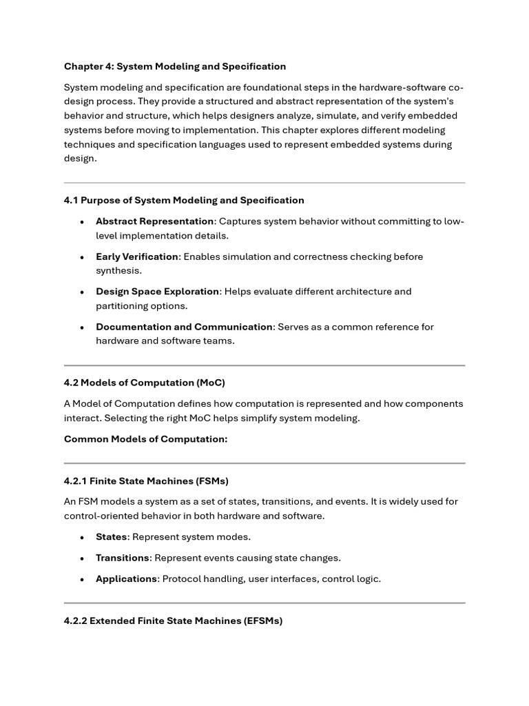 Chapter 4 Hardware Software Co Desgin | PDF | Hardware Description Language | Logic Synthesis