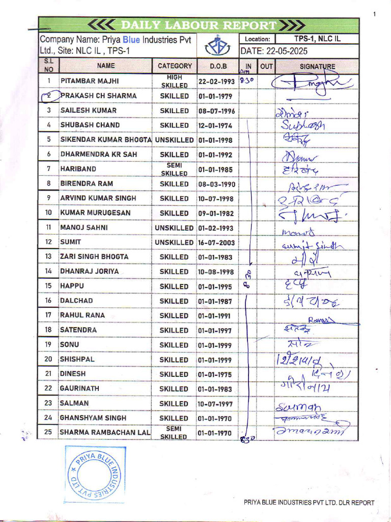 DLR Report (22-05-2025) 20250522 | PDF