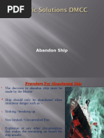 Abandon Ship Drill Procedures | PDF | Water Transport | Shipping
