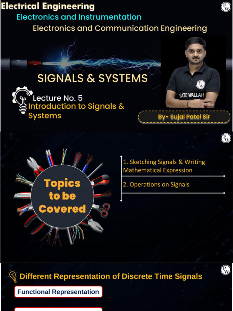 5-Introduction To Signals and Systems 05 Class Notes Shreshth GATE 2025 ...