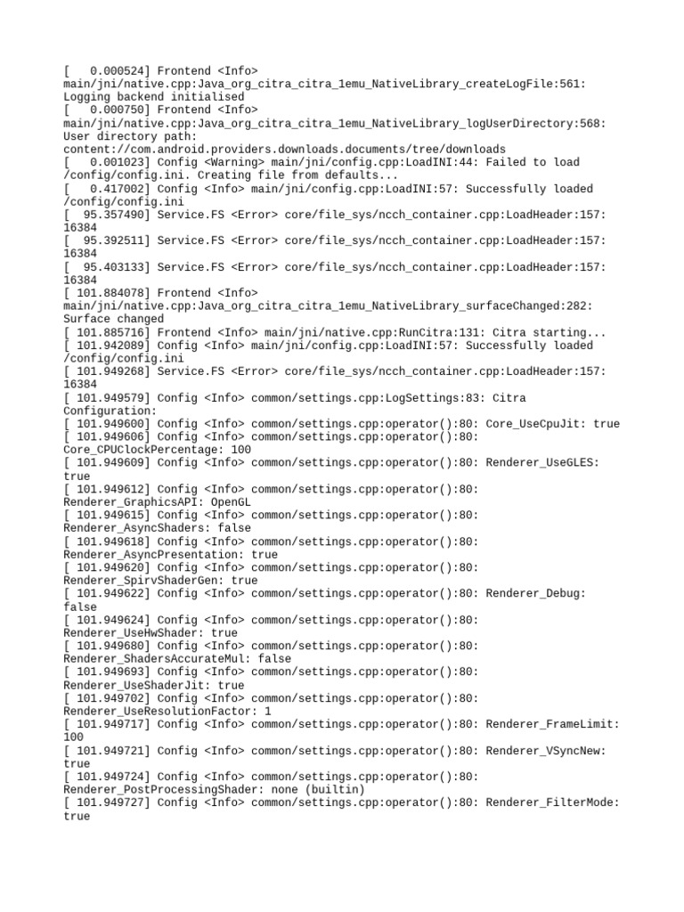Citra Log | PDF | Computer Engineering | Computing
