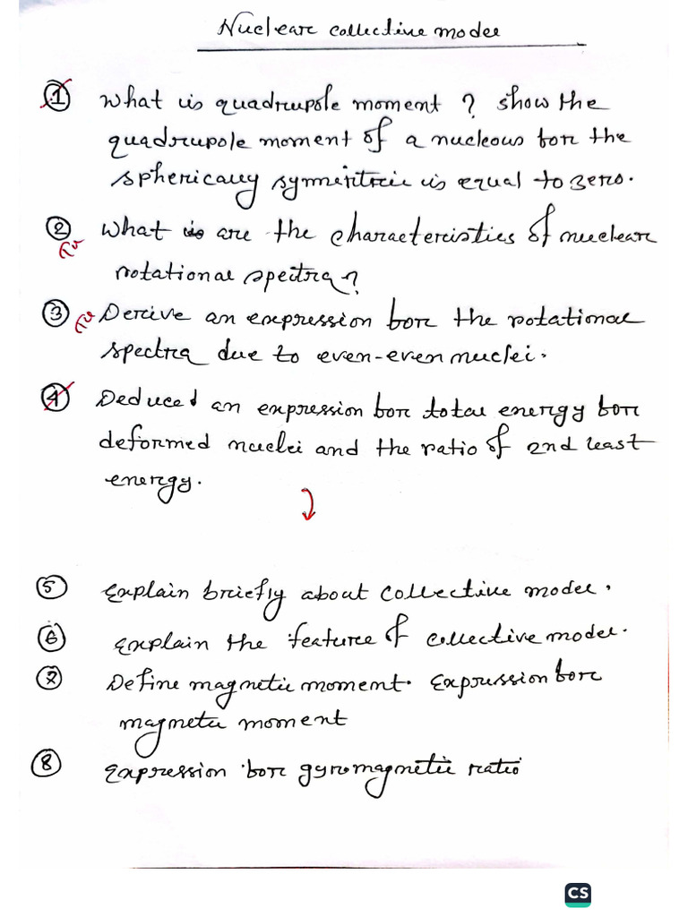 Nuclear Collective Model | PDF