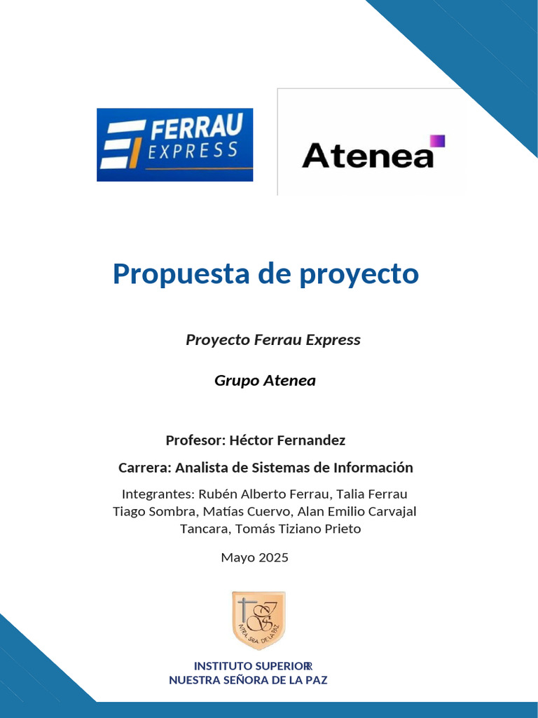 Paper Proyecto Sistema Integral de Gestión Logística - Grupo Atenea ...