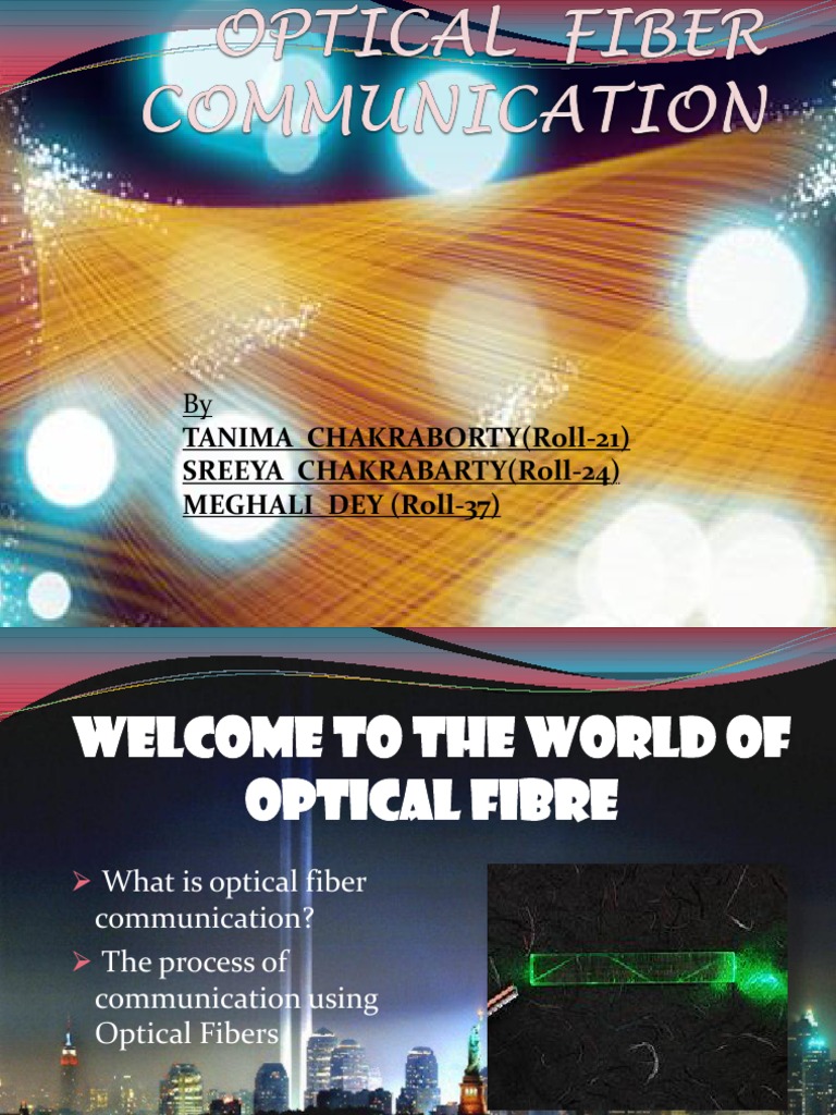 Optical Fiber Communication-1final | PDF | Fiber Optic Communication ...
