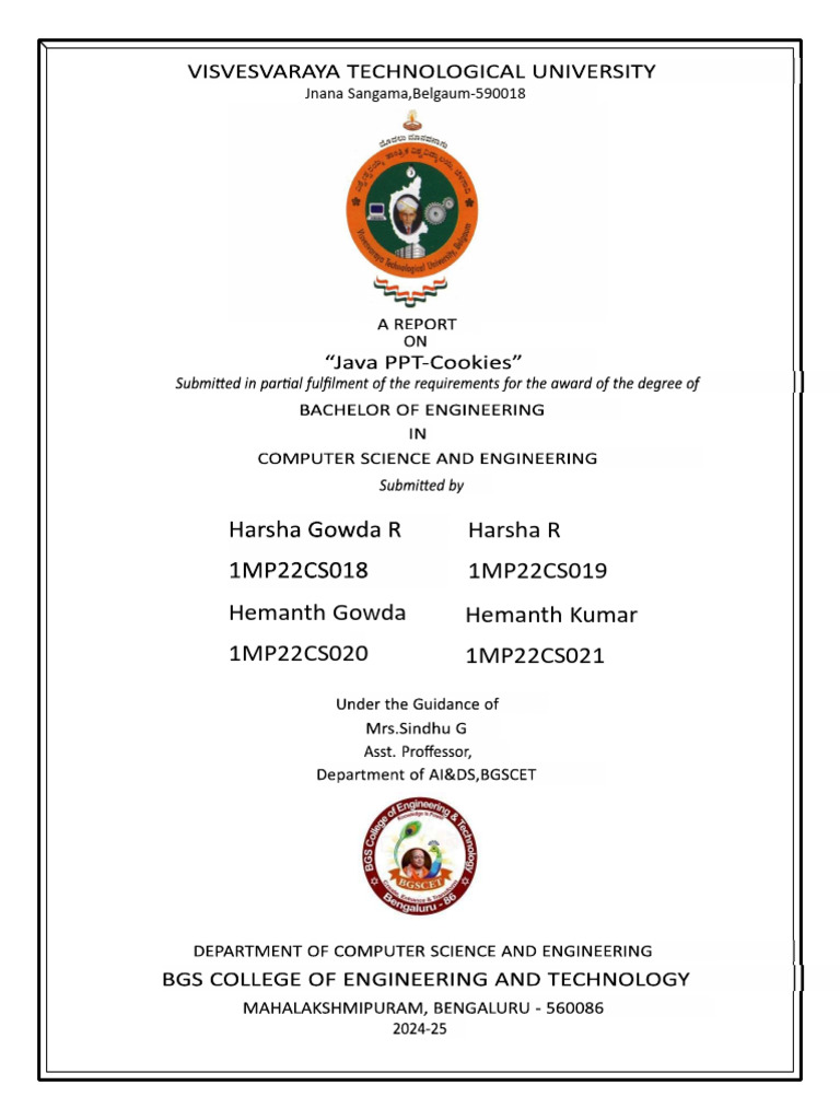 Java PPT Report Fs | PDF