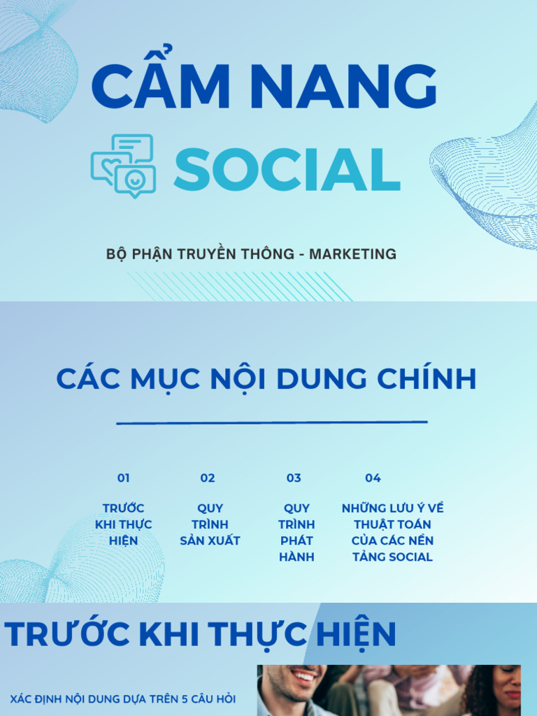CẨM NANG SOCIAL - HLT - BỘ PHẬN TT.MKT | PDF