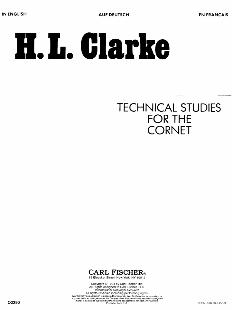 Clarke - Technical Studies | PDF