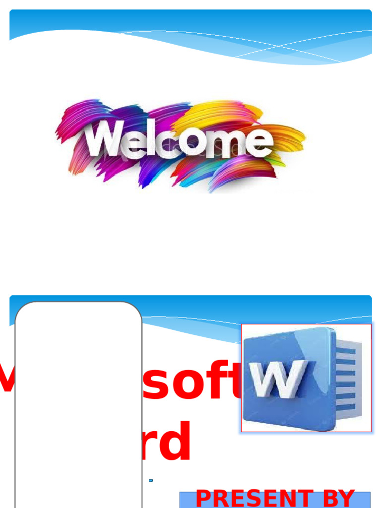 Presentation of Ms Word | PDF | Microsoft Word | Window (Computing)