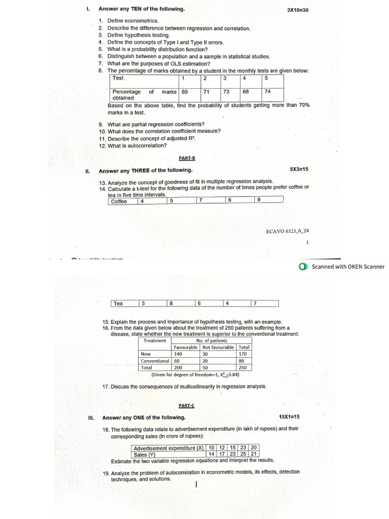 Econometrics | PDF