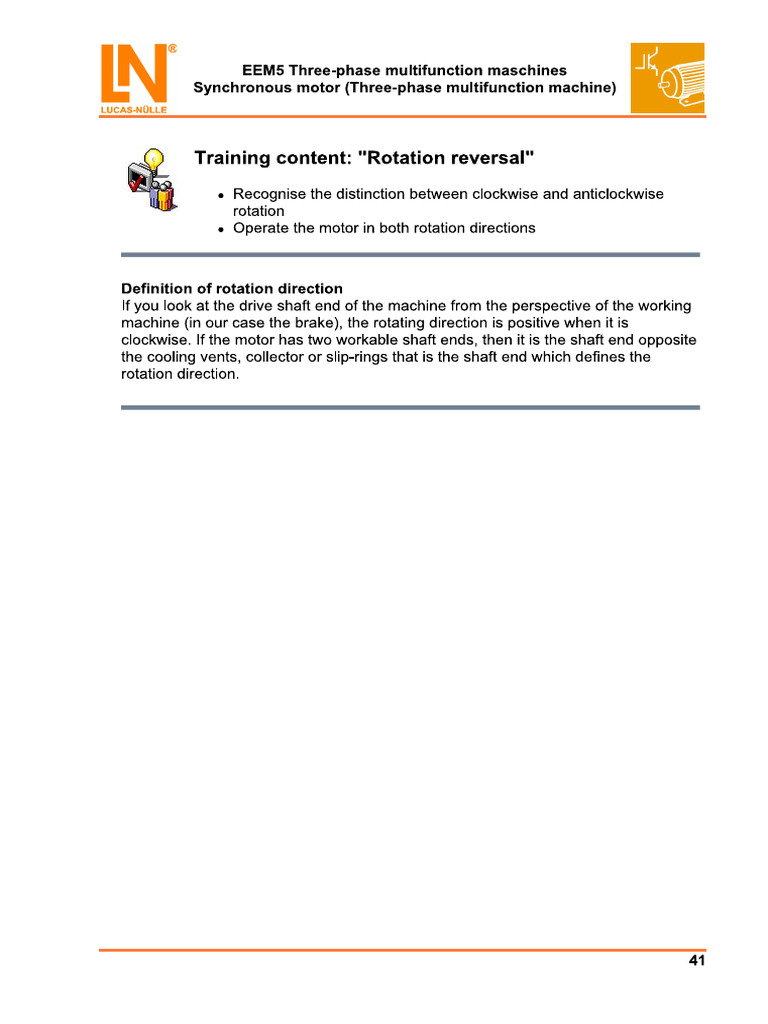 Rotational Direction | PDF