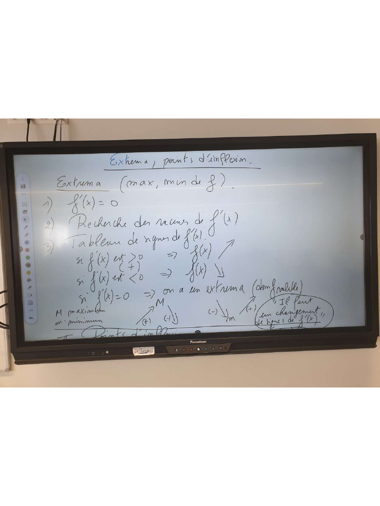 9a Extrema Et Points d Inflexion de f | PDF