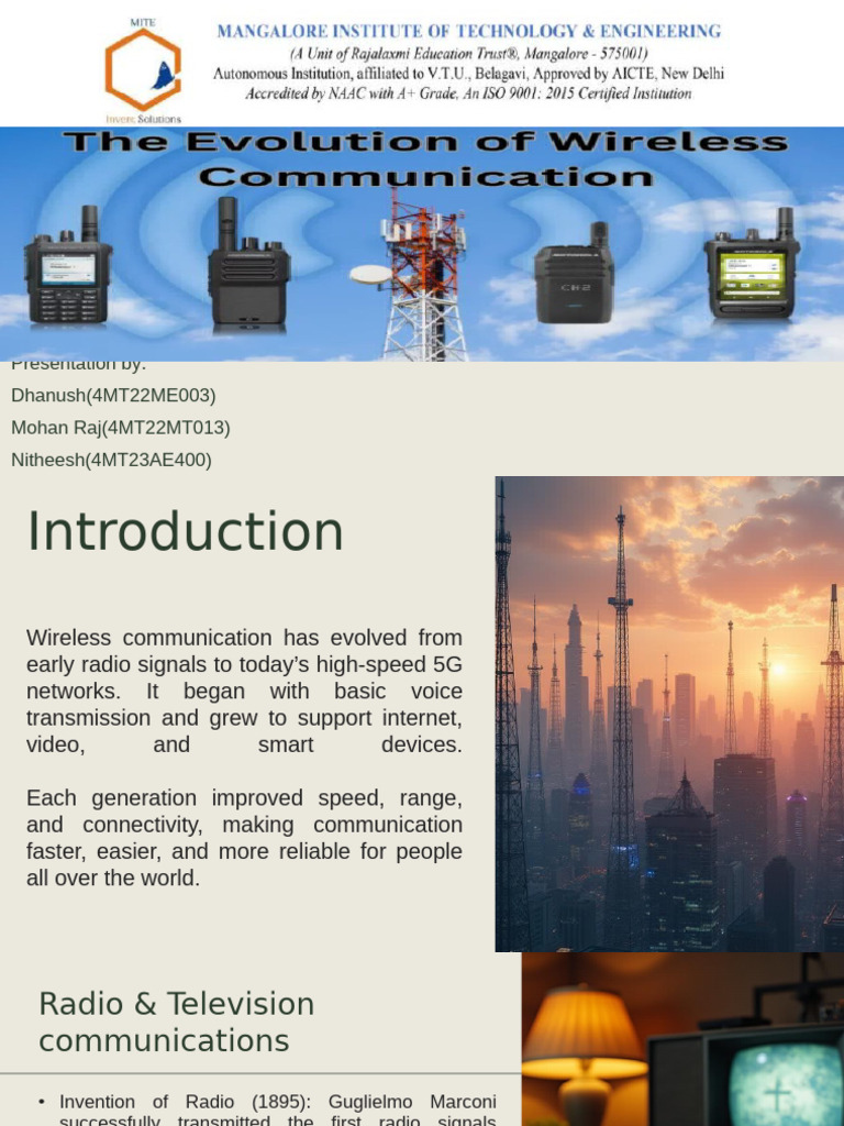 Evolution of Wireless Communication | PDF | Radio | Cellular Network