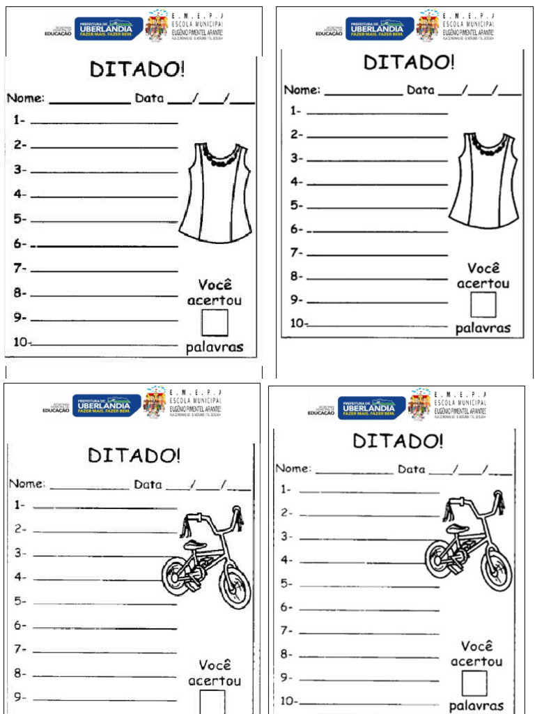 Ditados Fevereiro | PDF