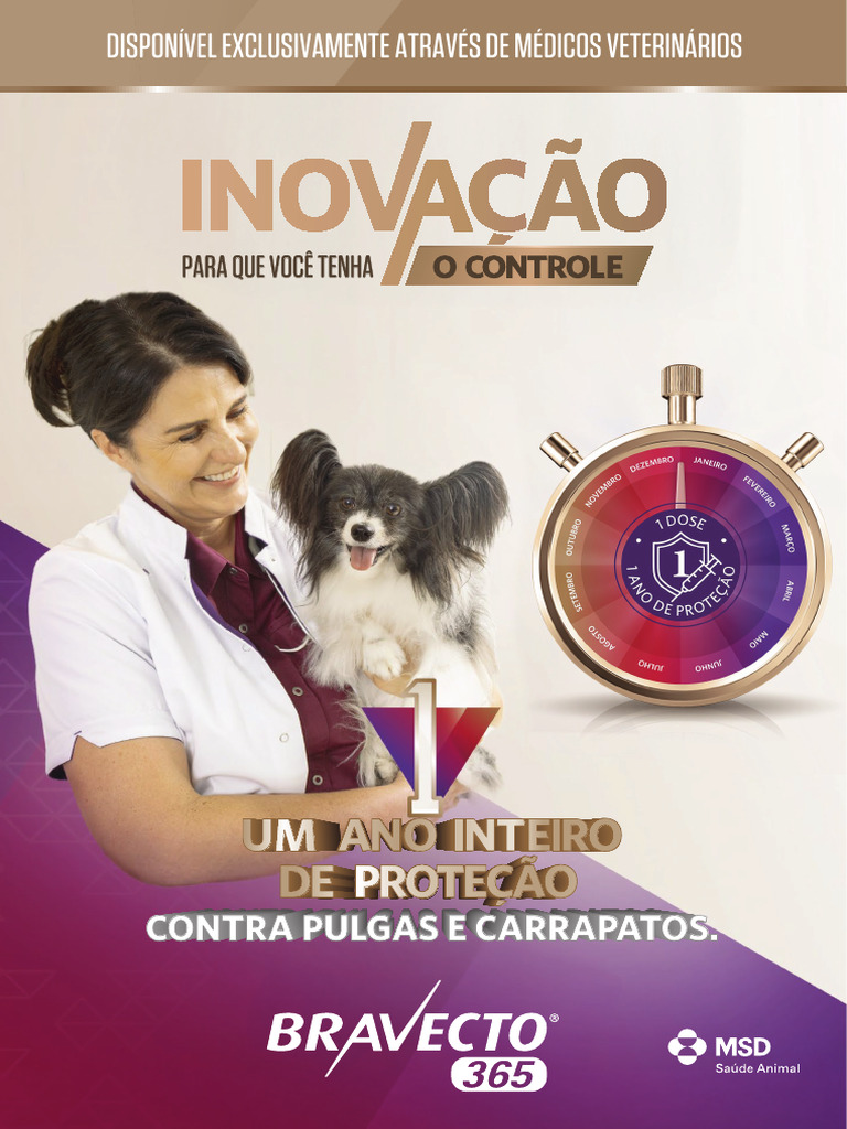 Bravecto® 365: Proteção Anual Contra Parasitas | PDF | Cães