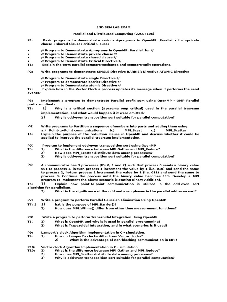 OpenMP and MPI Programming Guide | PDF | Message Passing Interface ...