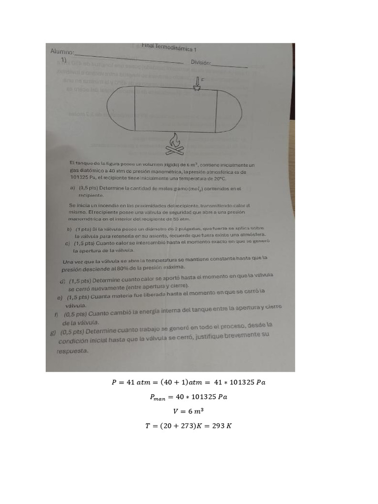 Resolución FINAL TERMO 1 | PDF | Fenomeno fisico | Cantidad