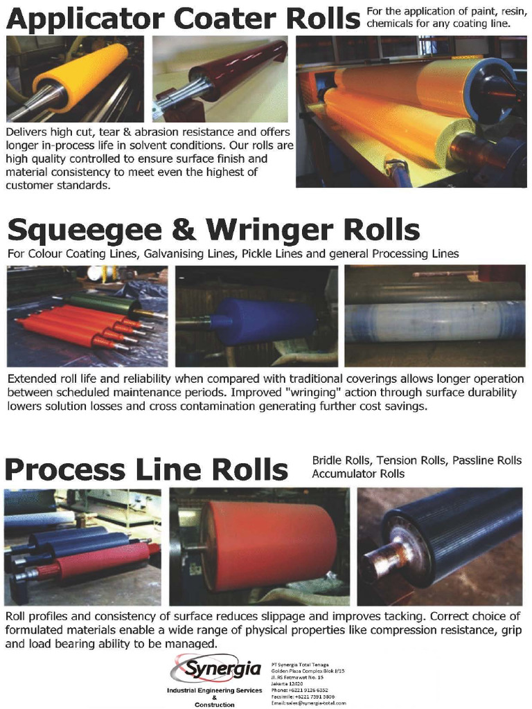 Coater Roll Flyer Synergia | PDF