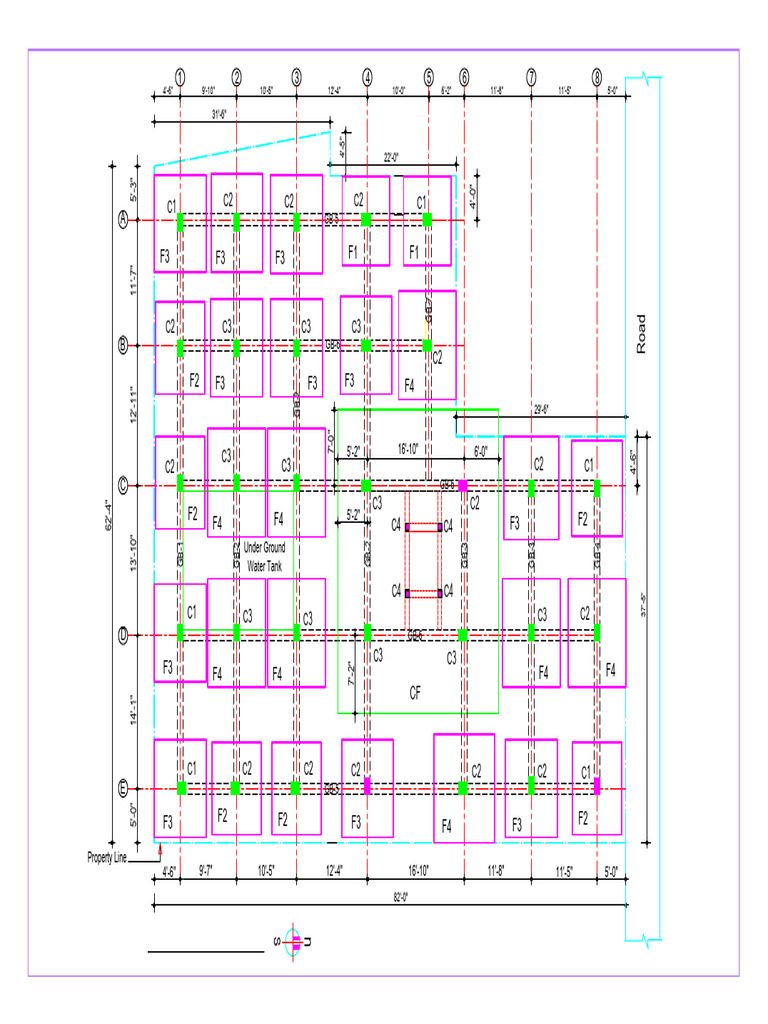 Foundation Plan PDF Formate-Model | PDF