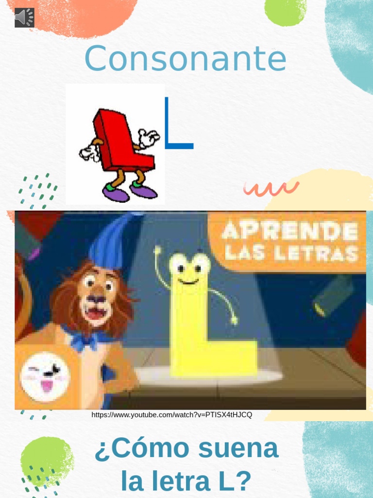 Semana 11. Lenguaje. Consonante L | PDF