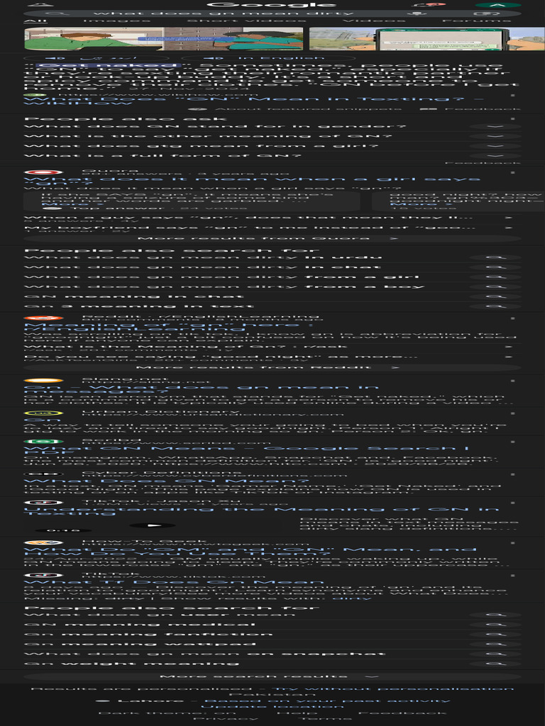 What Does GN Mean Dirty - Google Search | PDF | World Wide Web ...