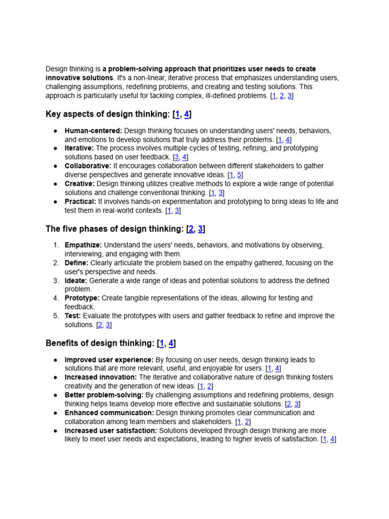 Design Thinking | PDF | Design Thinking | Thought