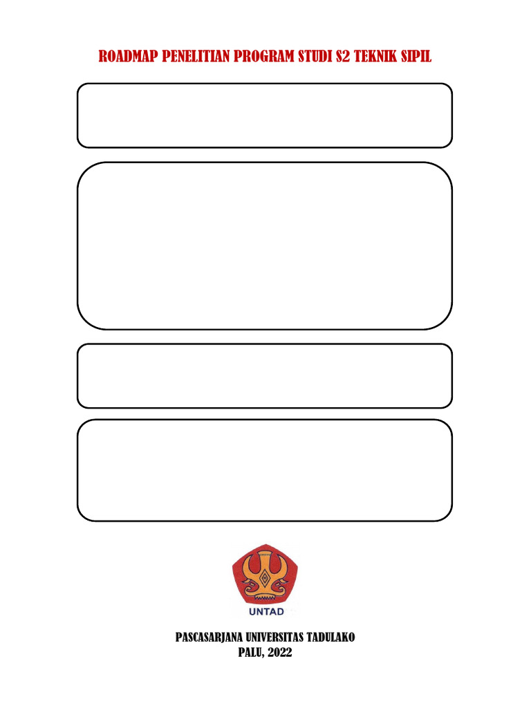 1 Roadmap Penelitian Program Studi S2 Teknik Sipil 1 | PDF