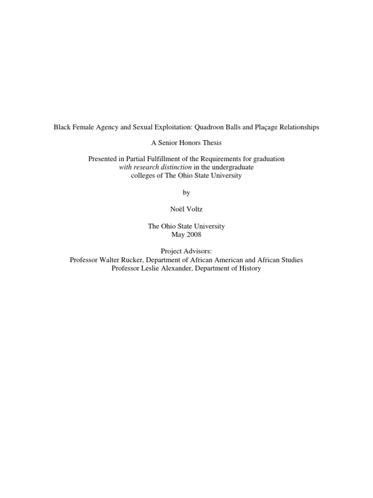 Quadroon Balls1 | PDF | Louisiana | Slavery In The United States