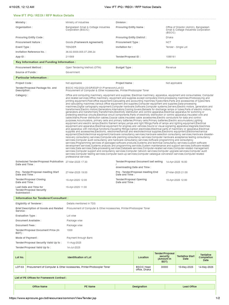 Computer & Other Accessories, Printer Photocopier Toner For BSCIC | PDF | Electricity | Computer ...