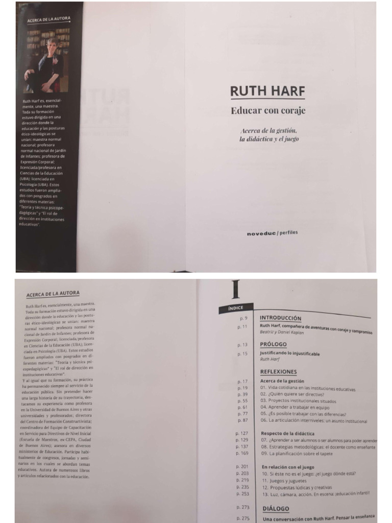 Ruth Harf - Aprender A Ser Alumnos-Educar Con Coraje (2016) | PDF