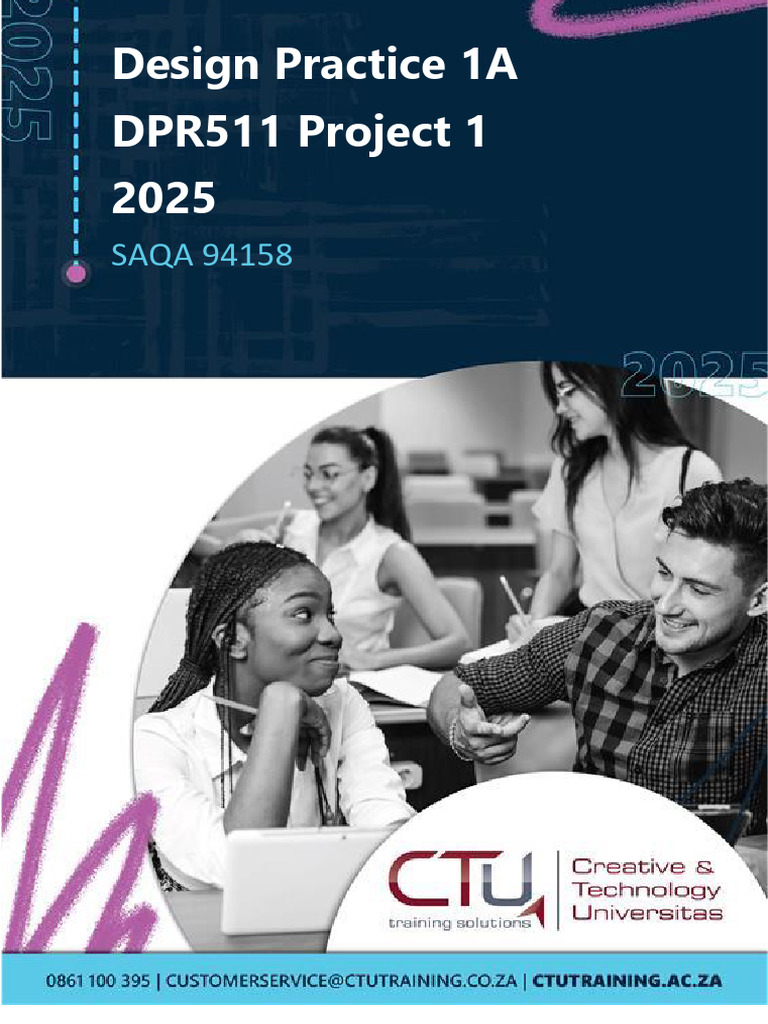 Design Practice 1A DPR511 Project 1 2025: SAQA 94158 | PDF | Creativity ...