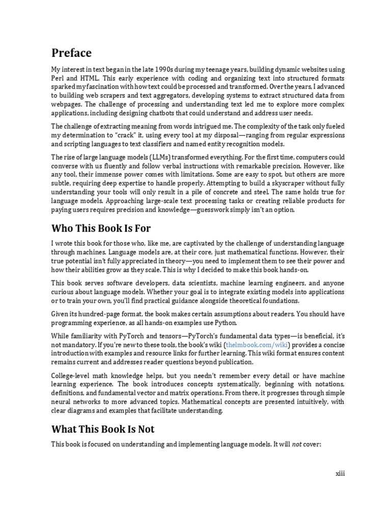 Preface | PDF | Mathematics | Machine Learning